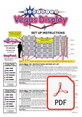 Set-Up Guide - Vegas Display / Snap Panel / Trade Show Displays