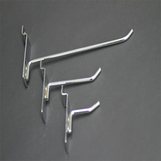 4″ Slatwall Hooks (25 pack) - Vegas Display / Snap Panel / Trade Show ...